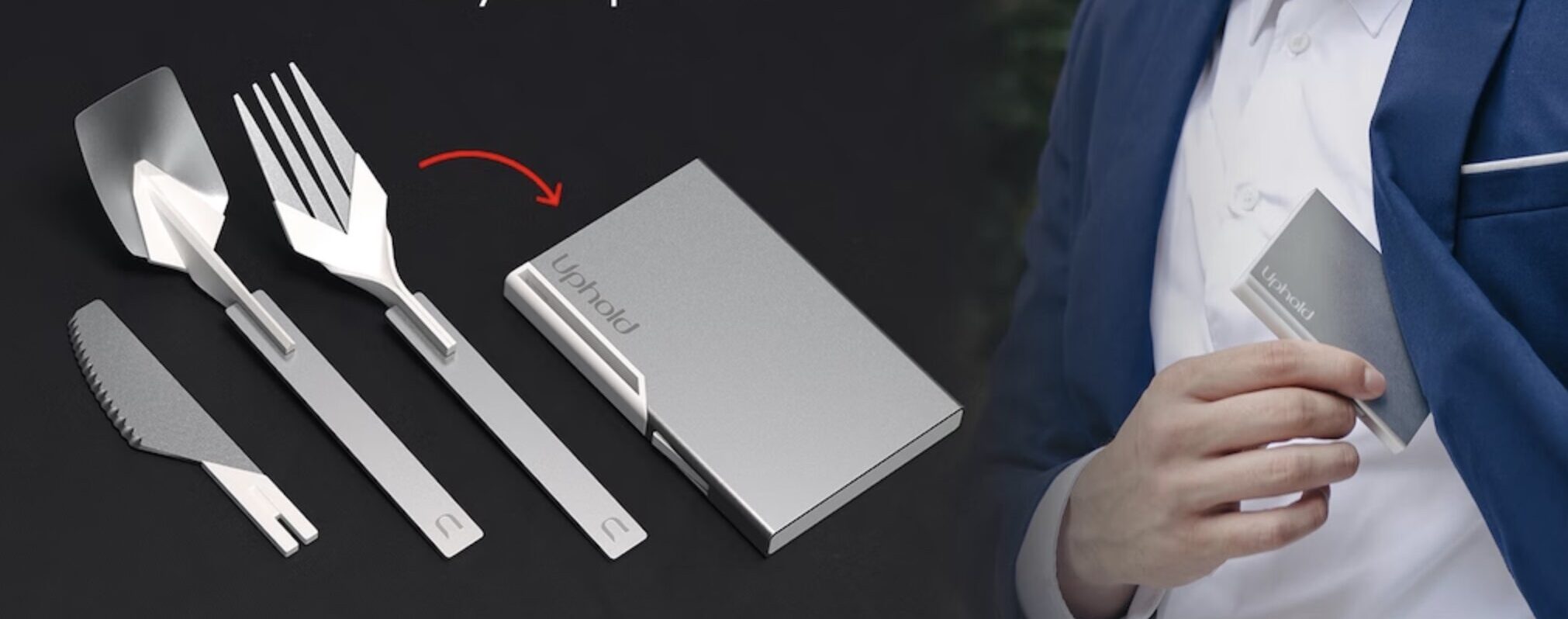 Uphold - Pocket-Size Reusable Folding Travel Cutlery - ProduxHub